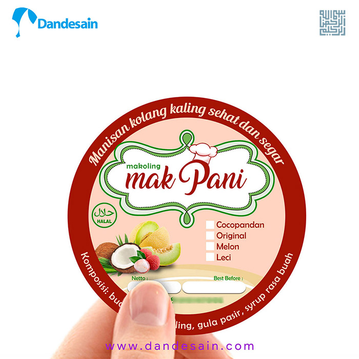 [Desain] Stiker Label | Dandesain